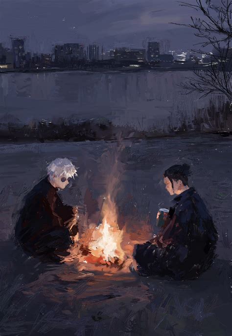 Gojou Satoru And Getou Suguru Jujutsu Kaisen Drawn By Fuyumurasaki Danbooru
