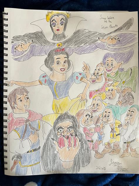 Snow White And The Seven Dwarfs By Digilady99 On Deviantart