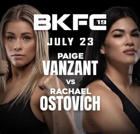 Rachael Ostovich Vs Paige Vanzant To Meet At Bare Knuckle Fc Part 2 Hawaii Fighter News It