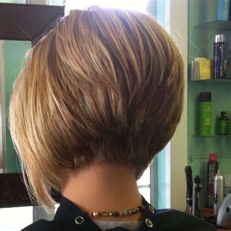 Back View Of Stacked Bob Haircuts