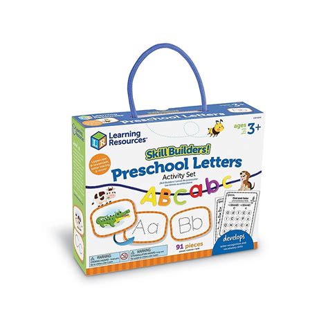 Learning Resources Skill Builders Preschool Letters Multicolor