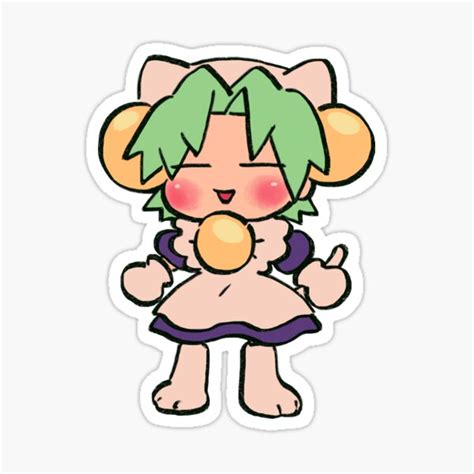 I Draw Very Smol Pastel Dejiko Di Gi Charat Sticker For Sale By
