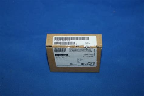 Siemens Simatic Et 200sp 6es7136 6ba00 0ca0 6es7 136 6ba00 0ca0 F Di 4