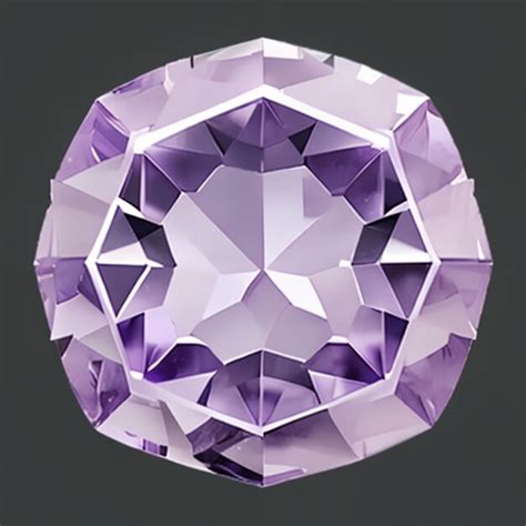 Premium Ai Image Amethyst Stone Model For Game Ideas Or Jewelry Design