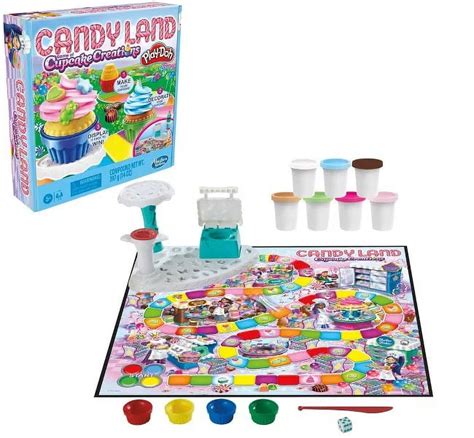 Hasbro Candy Land Cupcake Creations Play Doh Game