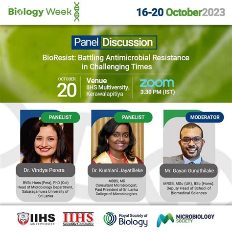 Antimicrobial Resistance Awareness Work Vindya Perera