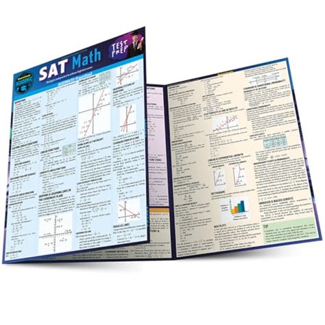 Sat Math Test Prep A Quickstudy Laminated Reference Guide Quickstudy