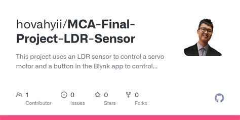 GitHub Hovahyii MCA Final Project LDR Sensor This Project Uses An LDR Sensor To Control A
