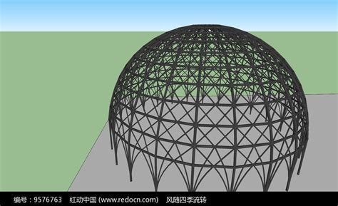 网格穹顶亭图片下载 红动中国