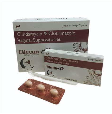 Clindamycin Clotrimazole Suppositories Strength 100 Mg 200 Mg At ₹ 1990box In Baddi
