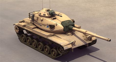 3d Model M60a3 Battle Tank