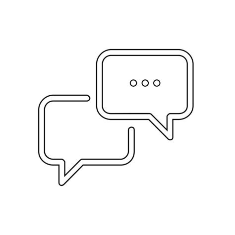 Two Speech Bubbles With Dots On Them 50125240 Vector Art At Vecteezy