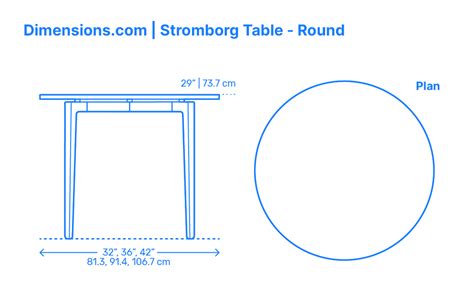 Kitchen Tables Dimensions And Drawings