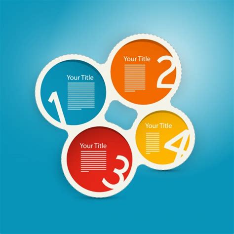 Colorful Vector Paper Progress Steps For Tutorial Stock Vector By ©mejn 35880667