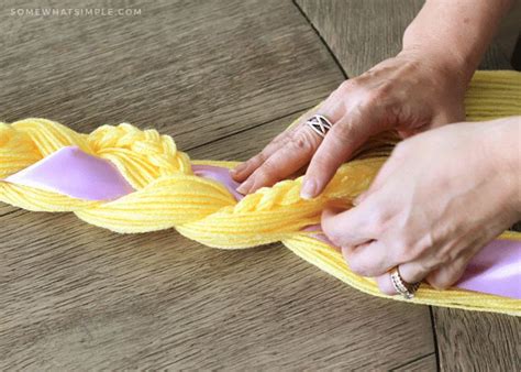 Rapunzel Wig Tutorial The Perfect Tangled Costume Rapunzel Wig Rapunzel Birthday Party