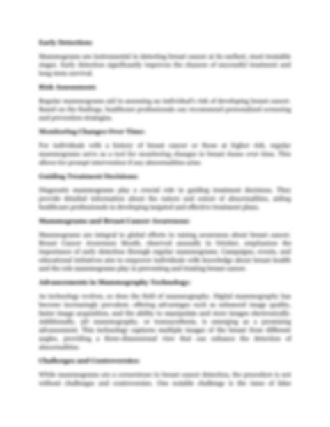 Solution What Is Mammograms Or Mammography Significance Types And Procedure Of Mammograms