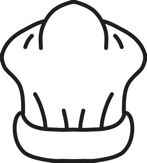 Hand Drawn Chef Hat Illustration 14533802 Vector Art At Vecteezy