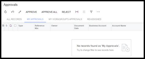 pending approvals not showing in the users approvals screen community