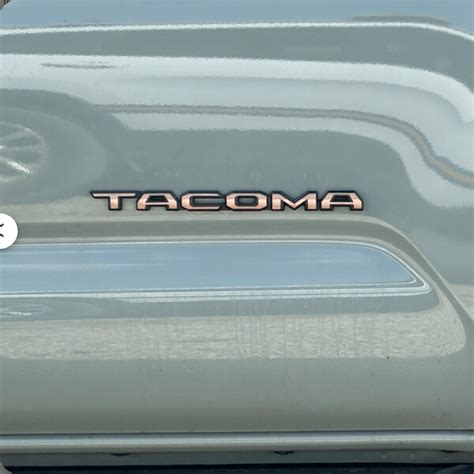 2024 2025 Toyota Tacoma Door Emblem Decal Overlays Customize Both Si Texas Decal King Llc