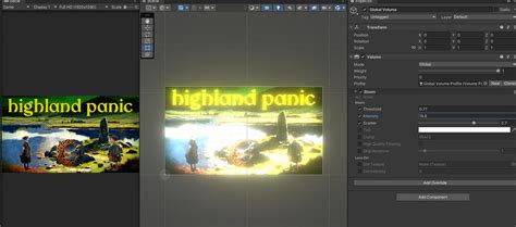 Post Processing Effects Not Visible In Game View Visible In Scene View