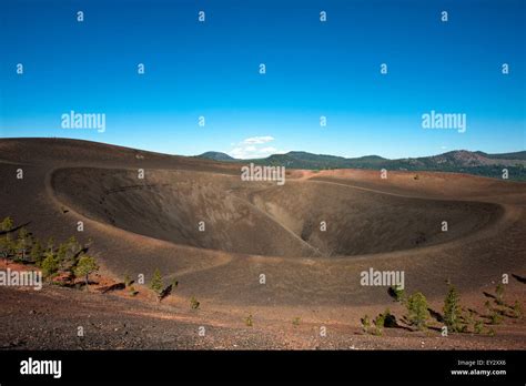 Crater And Rim Of Cinder Cone Lassen Volcanic National Park