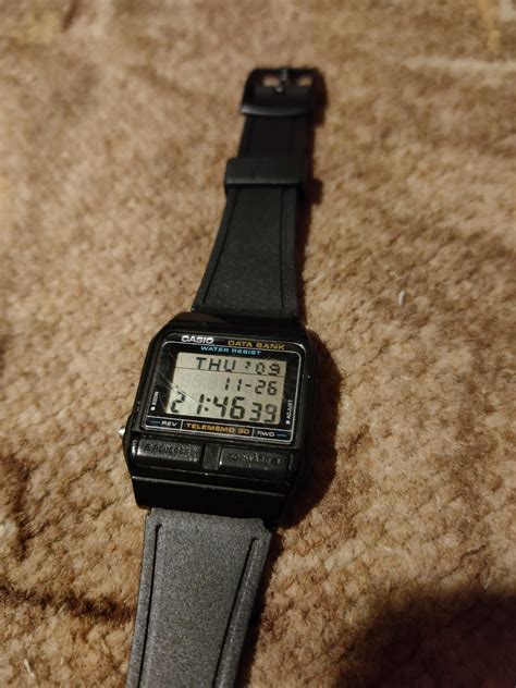 I got my father's old Casio but the strap is very old and I'm afraid ...