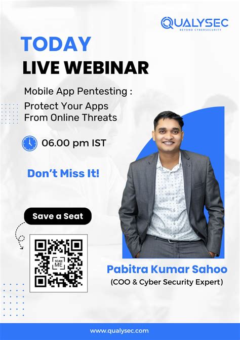 Qualysec Beyond Cybersecurity On Linkedin Webinar Mobile Application Security Webinar