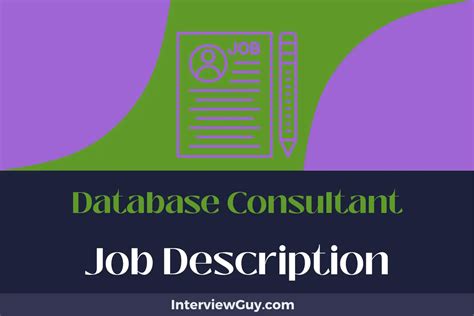 database consultant job description [updated for 2025]