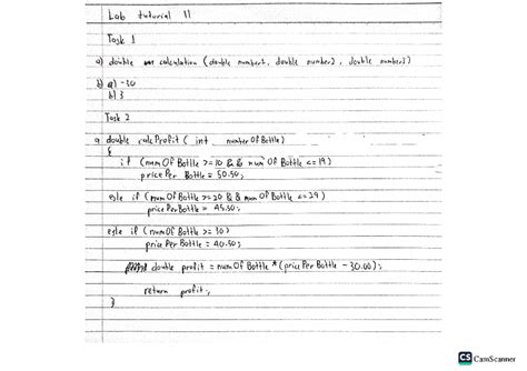 Csc126 Lab11 Lab Tutorial 11 Task 1 A Double Was Calculation Double Number1 Double Number