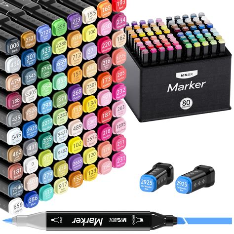 80 Colors Dual Tip Art Markers Alcohol Art Markers Set