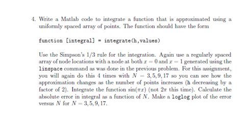 Solved 1 Write A Matlab Function That Accepts A Vector Of Chegg Com