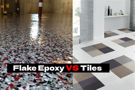 Flake Epoxy Flooring Vs Tiles A Side By Side Durability Comparison