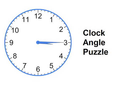 Clock Angle Puzzle