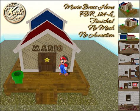 Second Life Marketplace K Style Mario Bros Home Pbr 124 Li