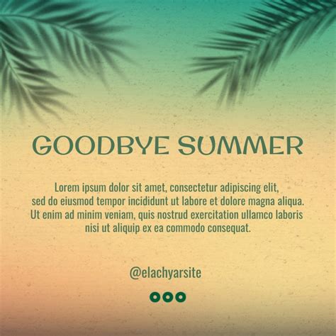 Goodbye Summer Quotes Goodbye Spring Hello Summer Blog Post
