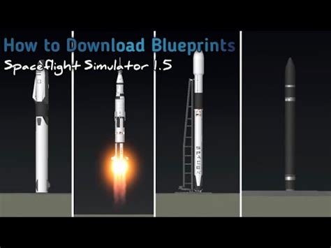 SFS 1.5 || How to Download Blueprints - Tutorial | Spaceflight Simulator | - YouTube