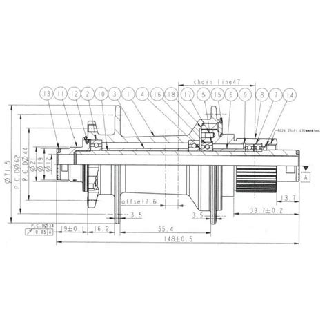 Novatec Mozzo Posteriore D902sb B12 A4a Ms Bikeinn