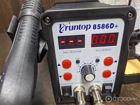 Отзыв о Паяльная станция Eruntop 8586 D+ | Хорошая паяльная станция