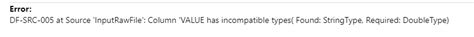 Data Factory Type Of Csv Column Are All String Cannot Change Them Stack Overflow
