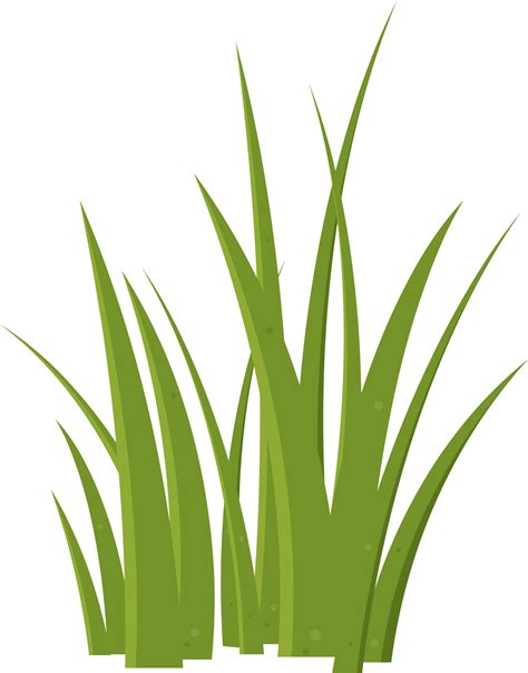 Cartoon Grass Leaves Clip Art PNG