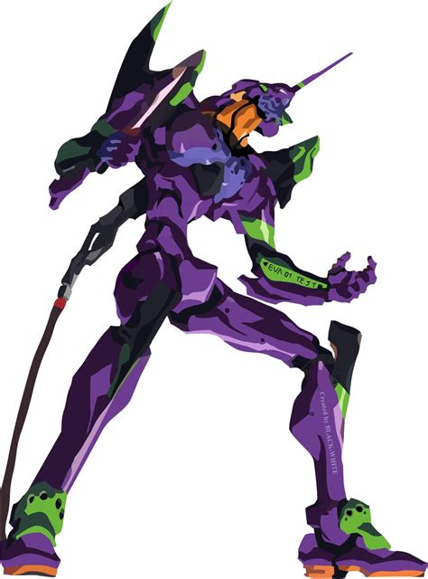 Vector Evangelion Unit 01 By Black White On Deviantart