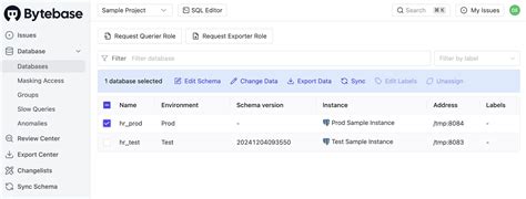 Just In Time Database Access Via Slack Bytebase Docs