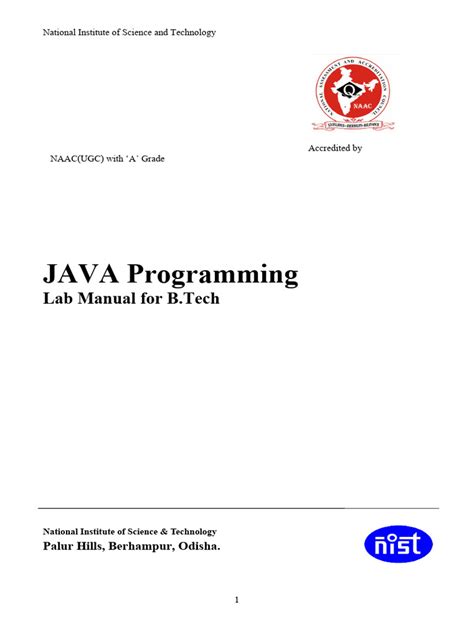 Java Lab Manual Pdf Method Computer Programming Class Computer