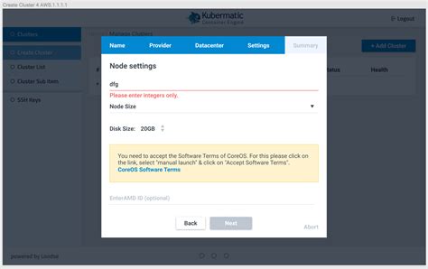 design create cluster · issue 235 · kubermatic dashboard · github