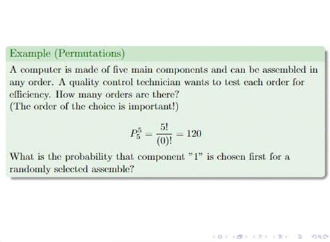 Solved Example Permutations A Computer Is Made Of Five Main