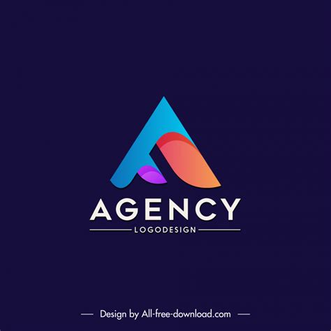 Agency Logo Elegant Modern Stylized Text Vectors Images Graphic Art