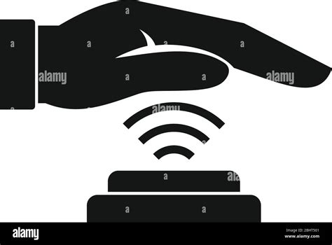 Palm Scan Authentication Icon Simple Illustration Of Palm Scan