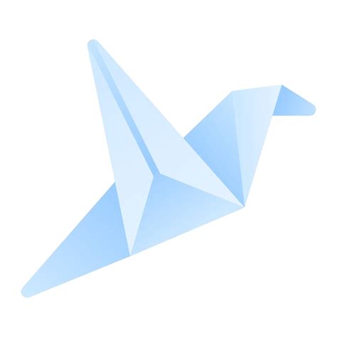 Premium Vector An Art Of Folding Paper Into Decorative Shapes And Figures Origami Icon In