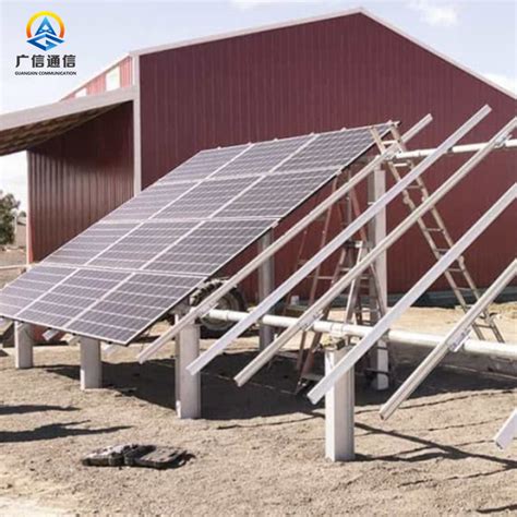 Solar Structure Support Fastener Bracket For Mounting Galvanized Solar