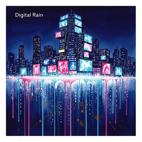 Free Neon City Cascade Image Download At Stockcake